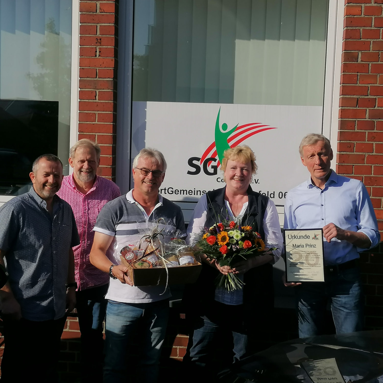 20 Jahre treue Dienste für den Verein - SportGemeinschaft Coesfeld 06 e.V.